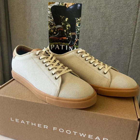 Portland Leather | Shoes | Patina Mens Low Top Sneaker Portland Leather ...